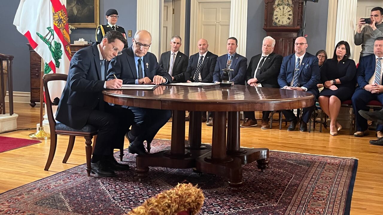 Rob Lantz sworn in as new P.E.I. premier, 1 day after King's surprise ...