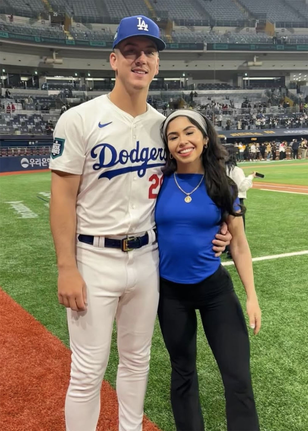 Bobby Miller lauded by girlfriend after Dodgers pitcher hit with 106 ...