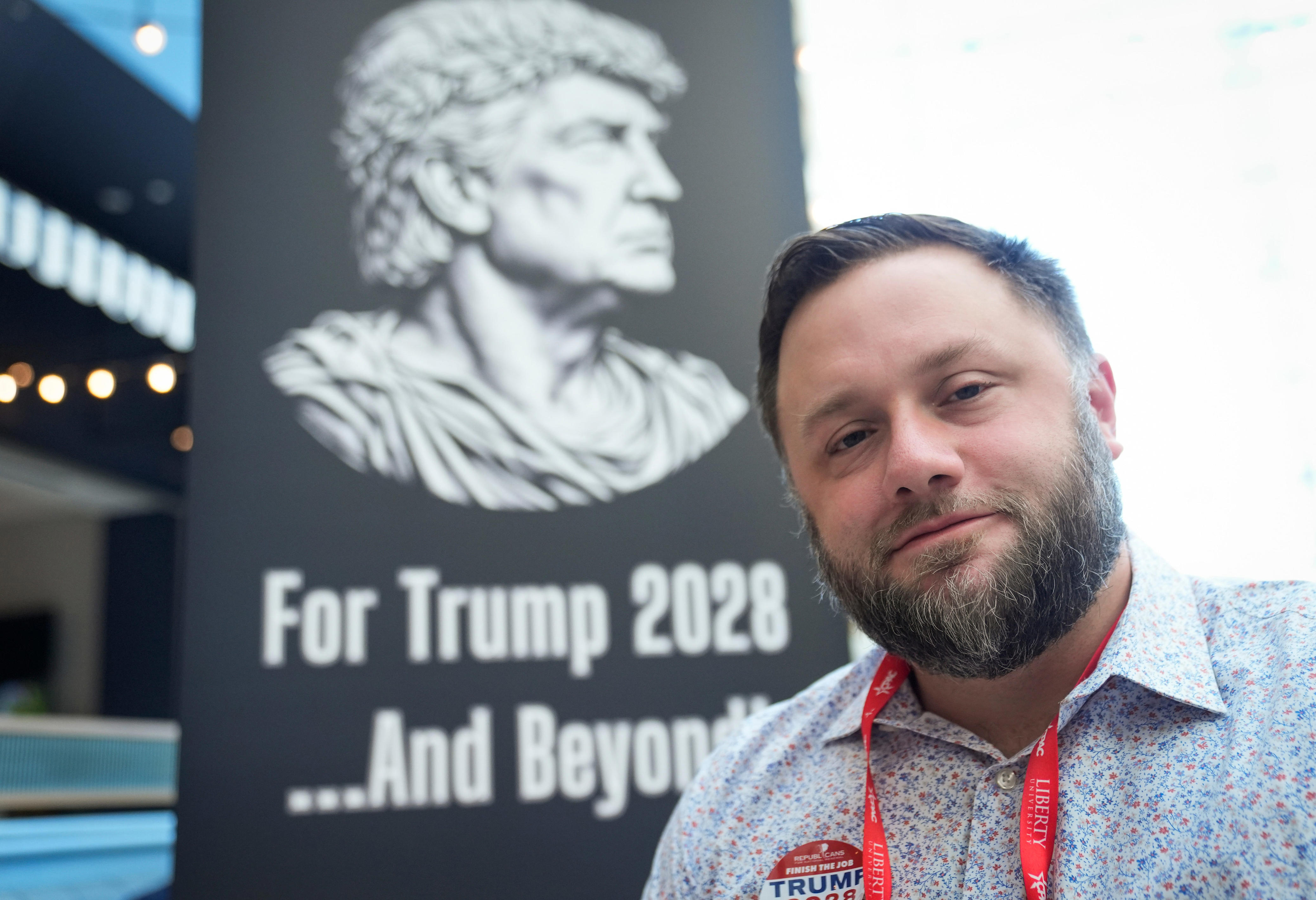 Barred from running for a third term, Trump keeps talking about it