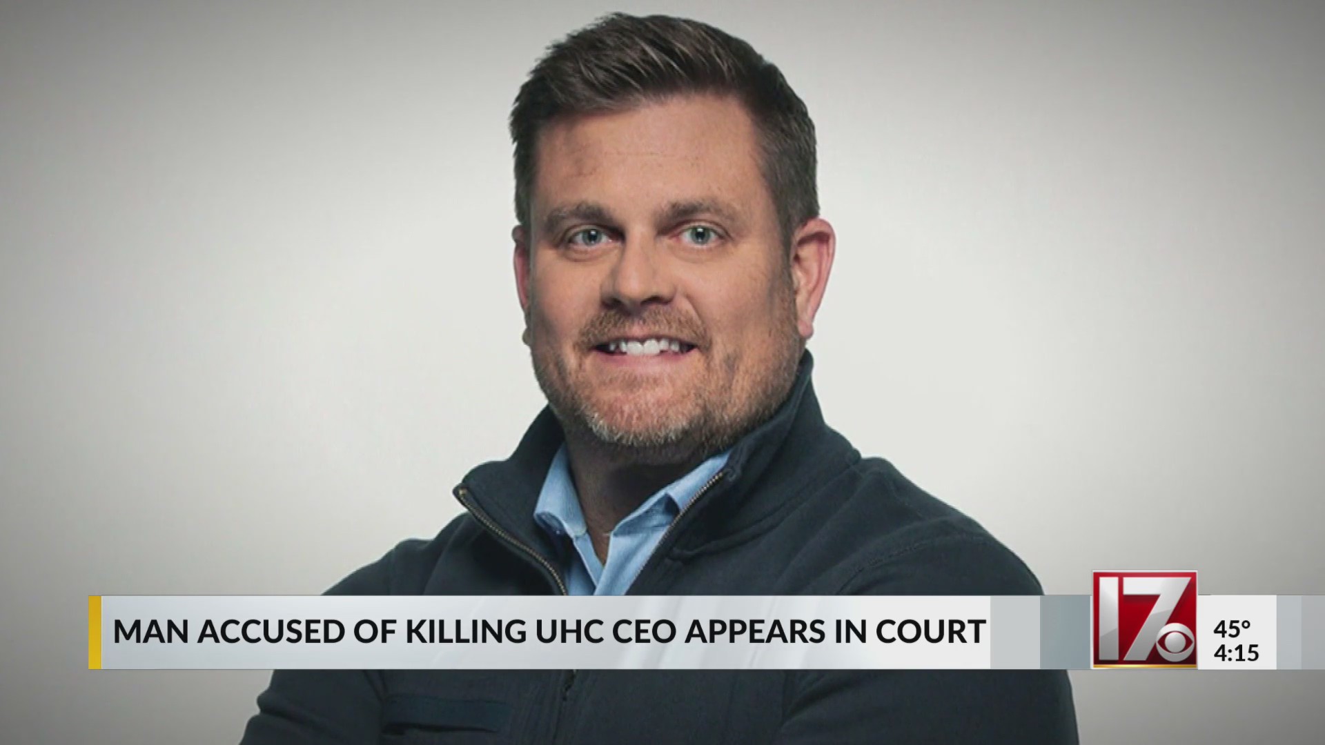 Man accused of killing UHC CEO appears in court