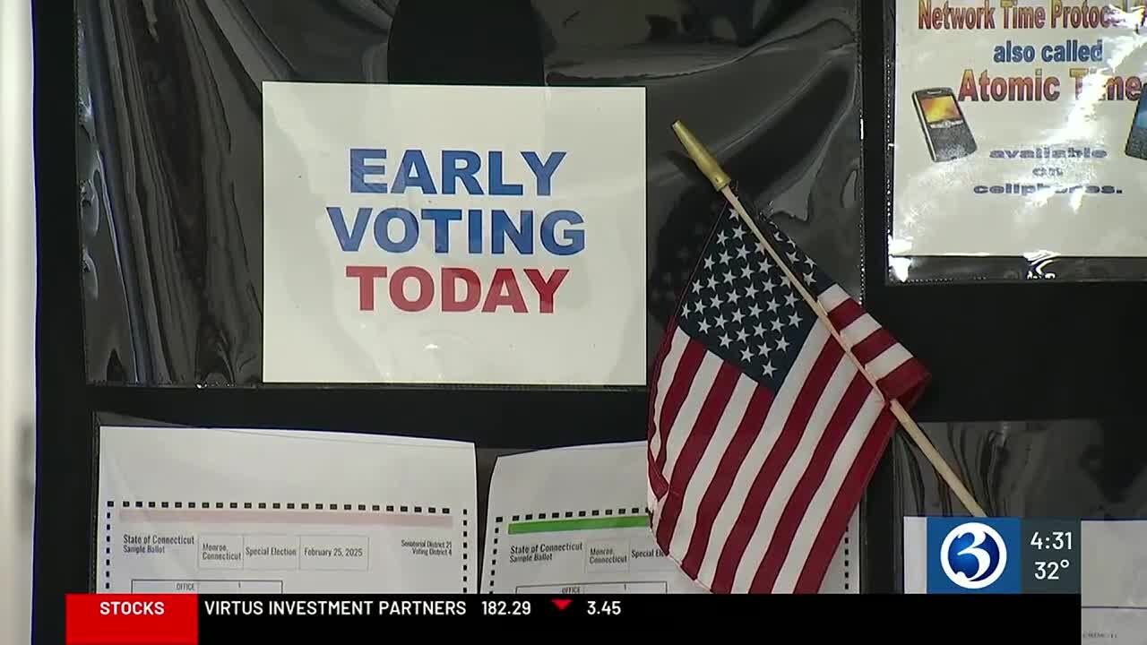 Early voting has opened for a special election in CT