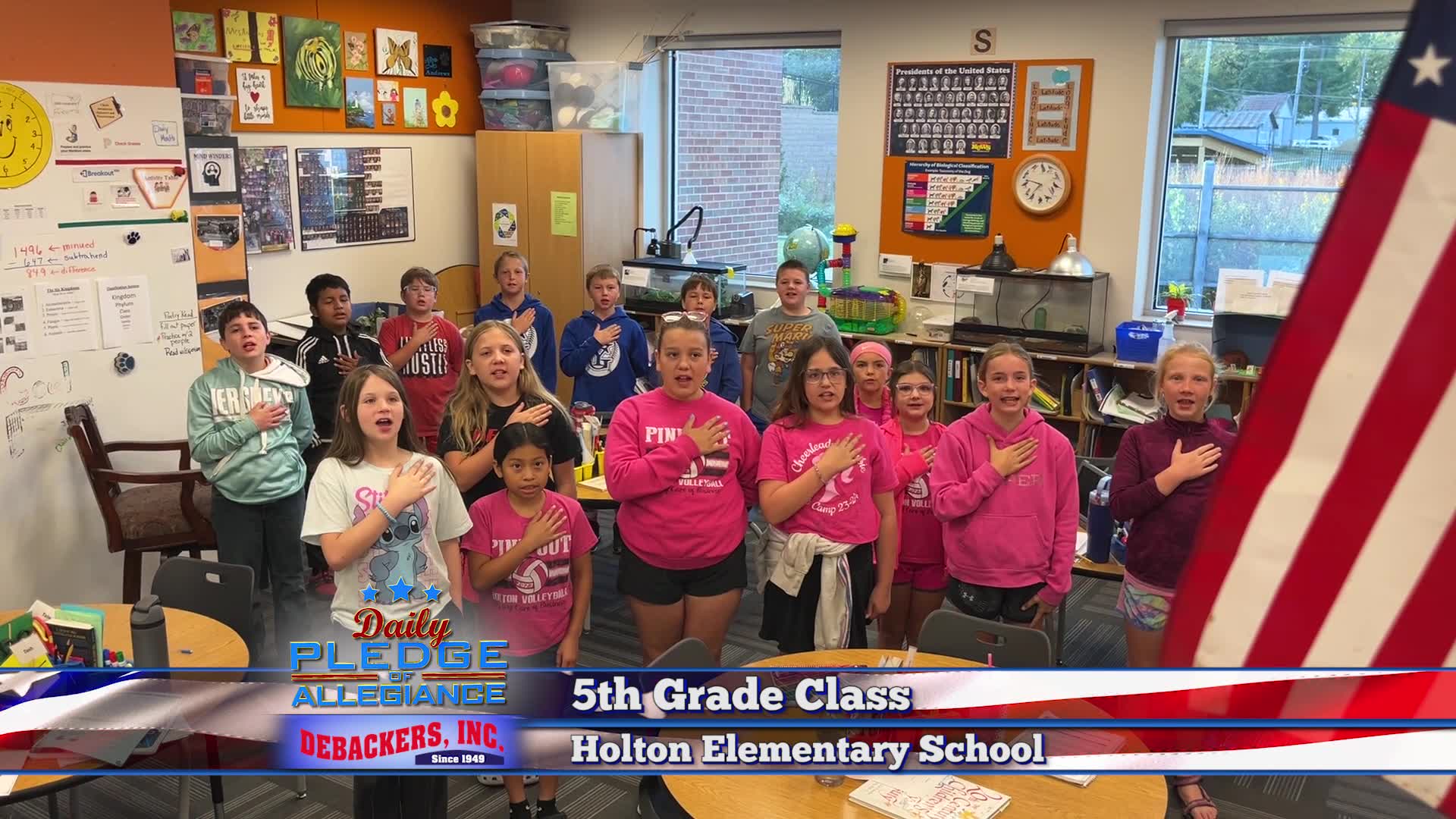 Daily Pledge Sponsored By Debackers 02-24-25