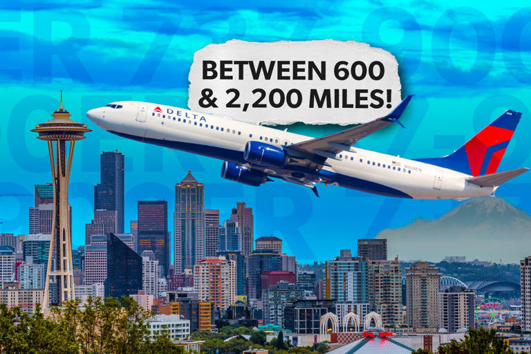 Delta Air Lines' 7 Boeing 737-900ER Routes From Seattle
