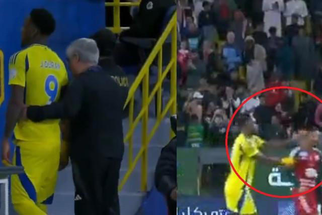 A Jhon Durán le ganó otra vez el temperamento: expulsado en el juego del Al Nassr