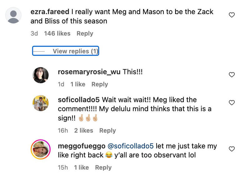 Mason and Meg didn't leave 'Love Is Blind' engaged, but their ...