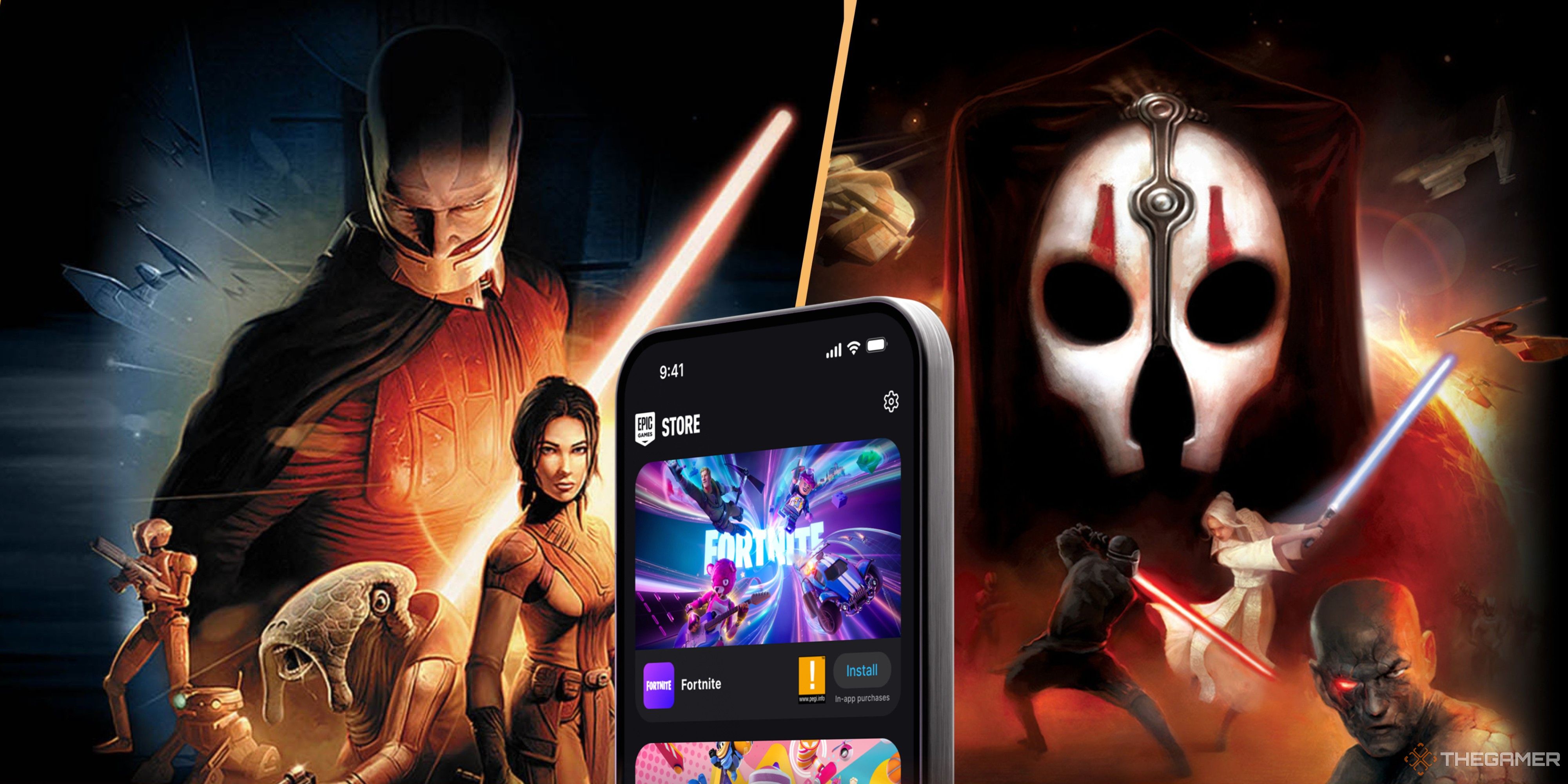 Star Wars: Knights Of The Old Republic 1 And 2 Are Free On Epic's Mobile Store