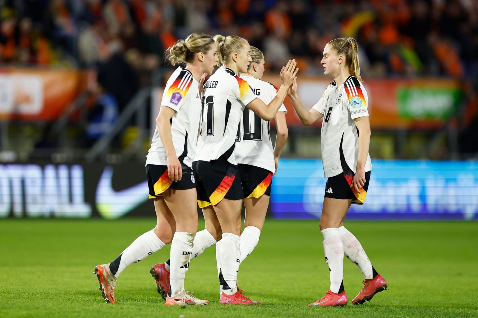 Germany draw 2-2 in Netherlands in Wück's first competitive match