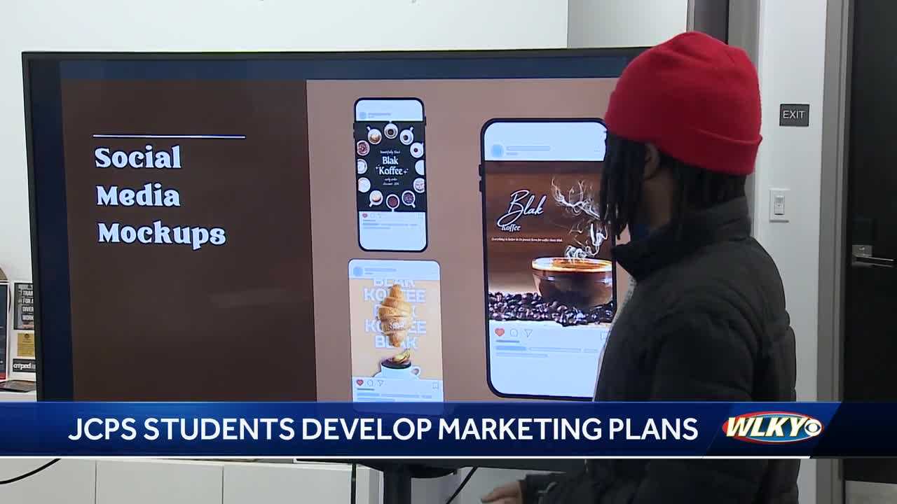 JCPS students provide marketing for small businesses in Louisville