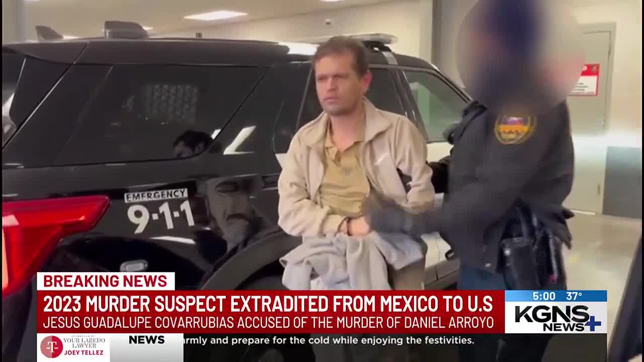 Laredo murder suspect extradited from Mexico to U.S.
