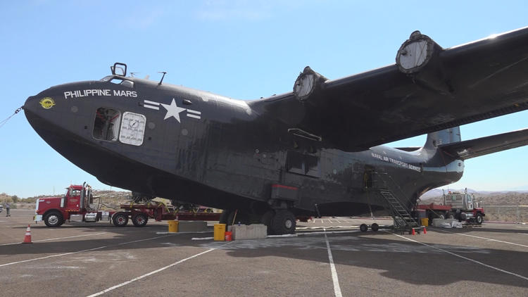 'It’s monumental': Inside the 'flying boat' at Lake Pleasant