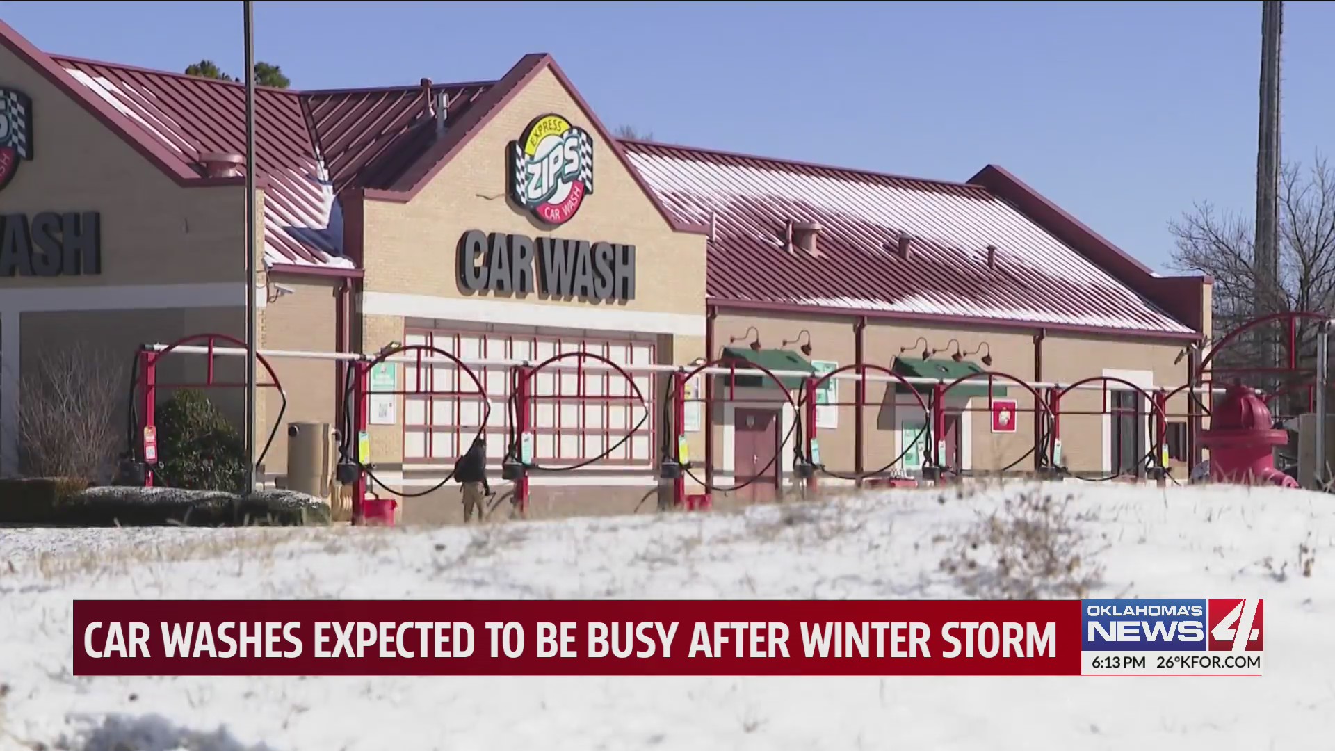 Car washes expected to be busy after winter storm