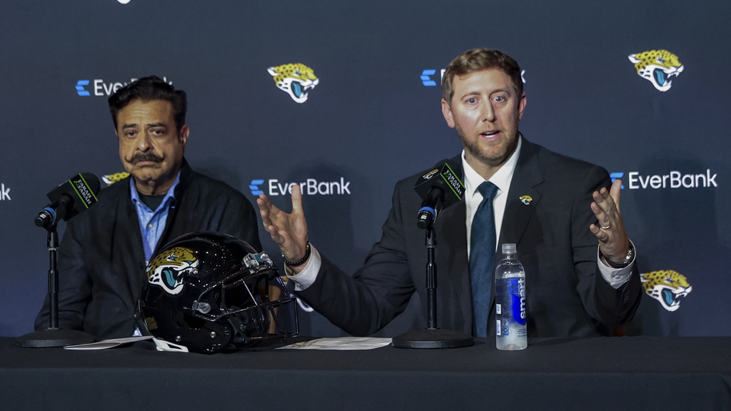 Jaguars hire Rams' James Gladstone as GM, reuniting him with coach Liam ...
