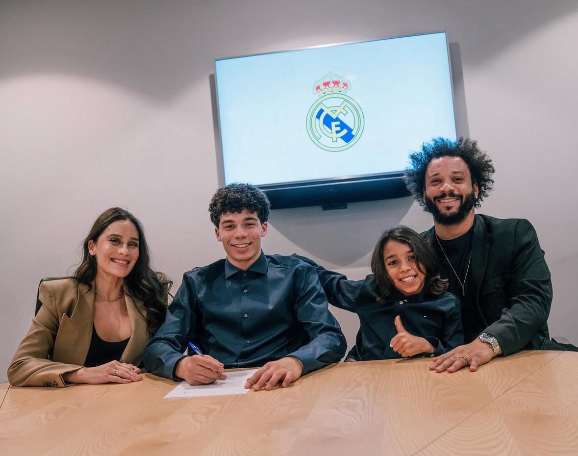 Filho de Marcelo, Enzo renova com Real Madrid