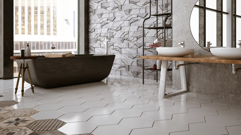 How To Choose A Wall Color That Makes Your Textured Floor Tiles Pop