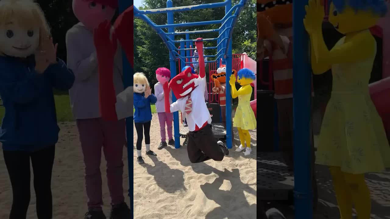 Inside Out Characters Playground Fun!