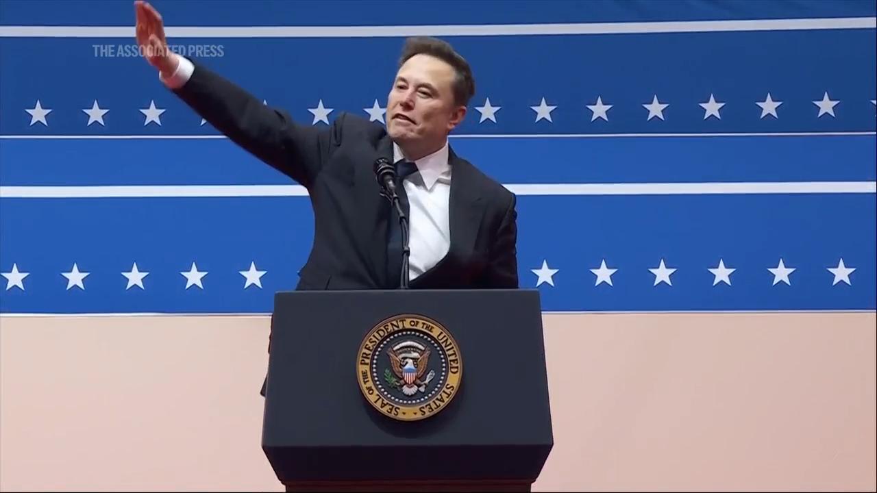 Elon Musk celebrates Trump’s victory, as his hand gesture draws scrutiny