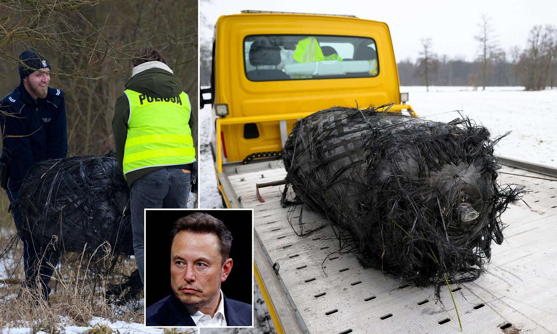 Investigators find another piece of SpaceX rocket debris in Poland