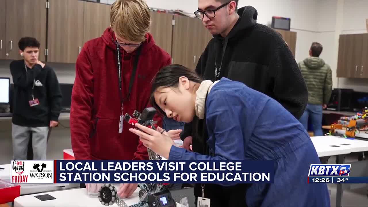 Feel Good Friday: Leadership Brazos class visits College Station high ...