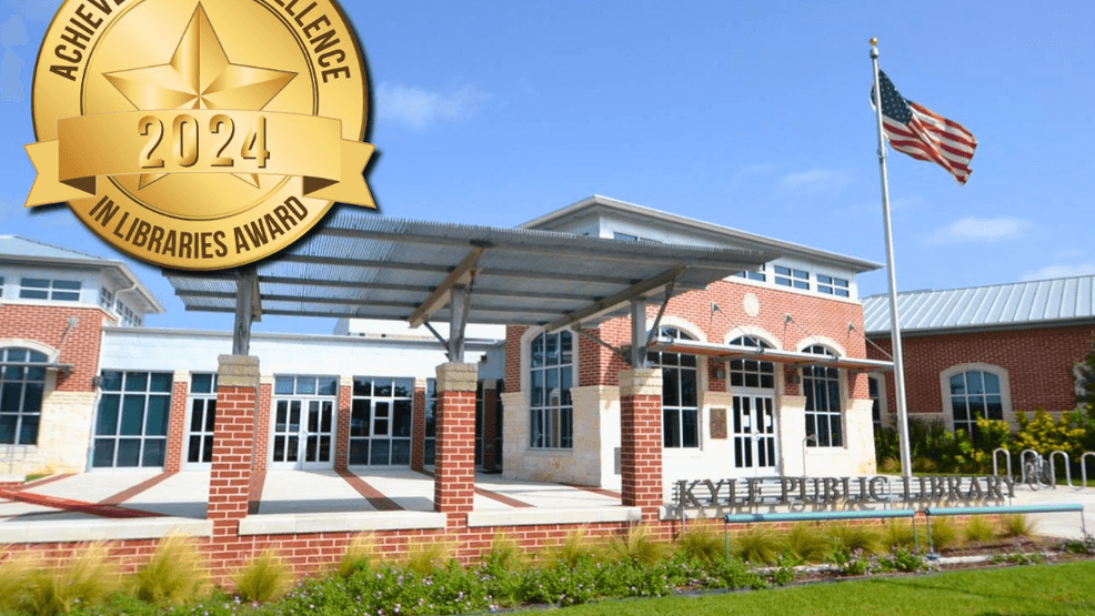 Kyle Public Library awarded 2024 Achievement of Library Excellence by TMLDA