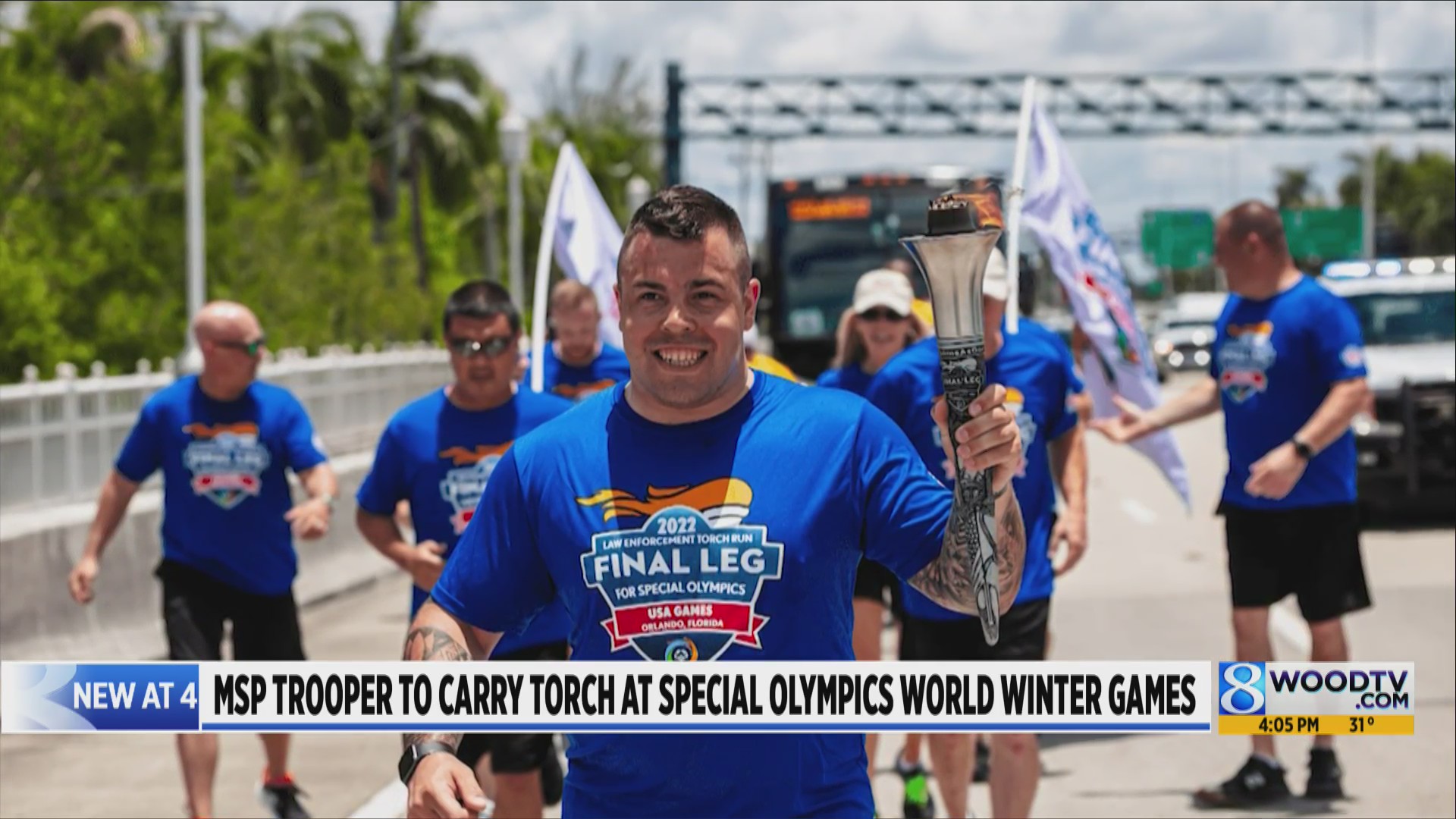 MSP trooper will carry torch for Special Olympics games in Italy