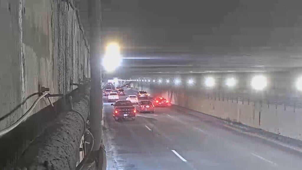 Video shows concrete falling from Boston's Prudential Tunnel, damaging ...