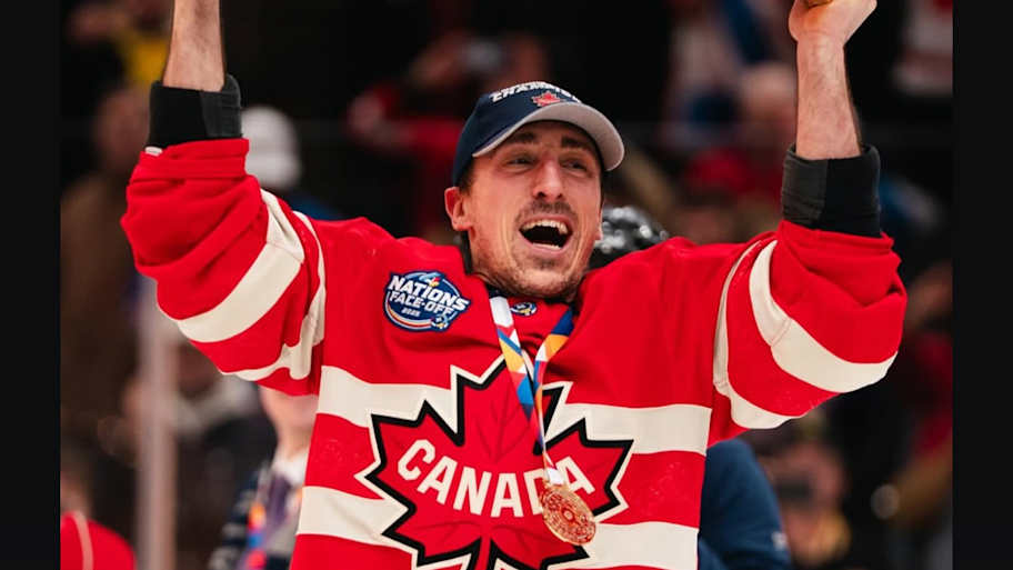 Brad Marchand's wife Katrina shares special moment after Team Canada's ...