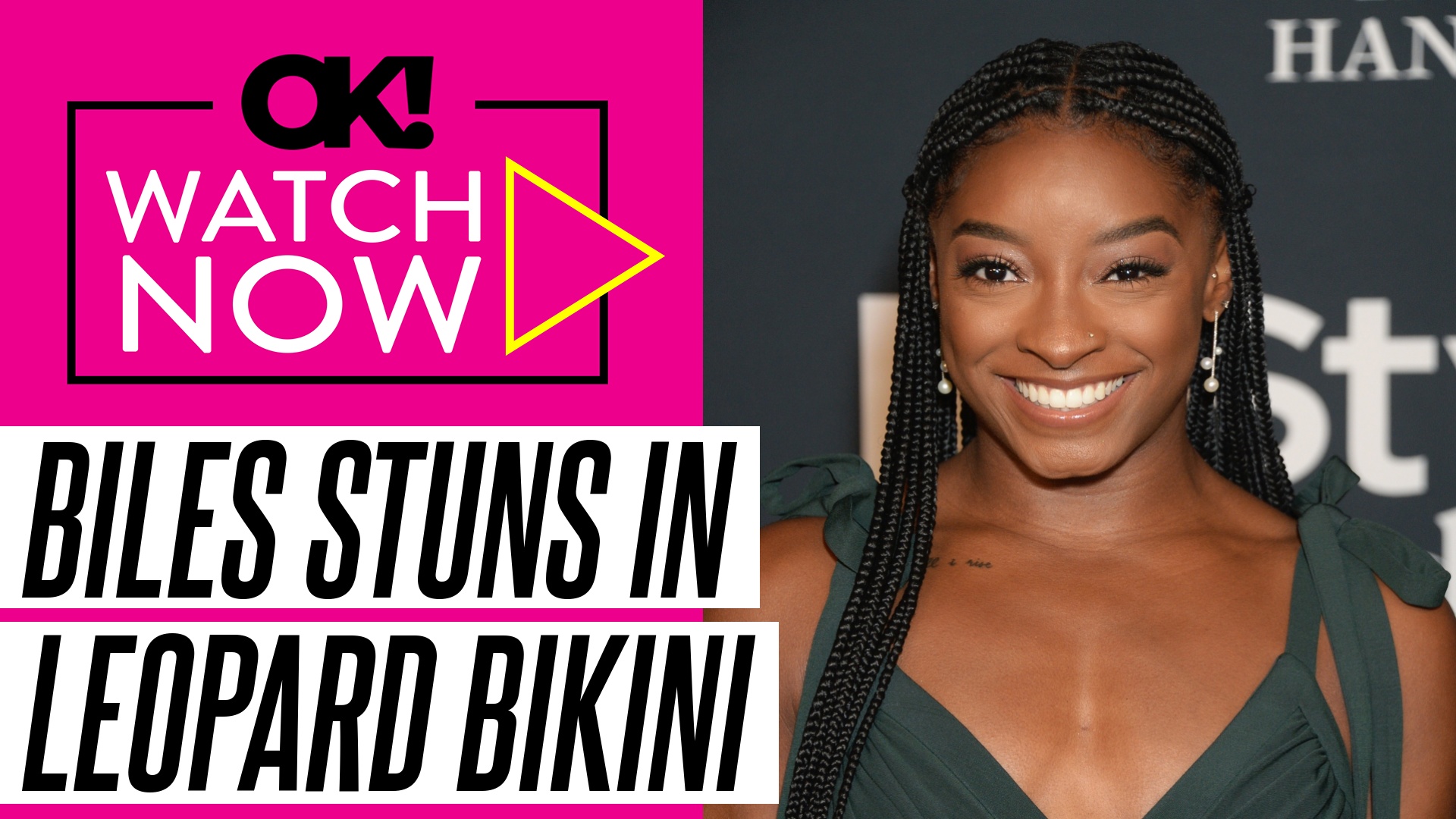 Olympic Gymnast Simone Biles Flaunts Fabulous Figure in Leopard-Print Bikini During Honeymoon ...