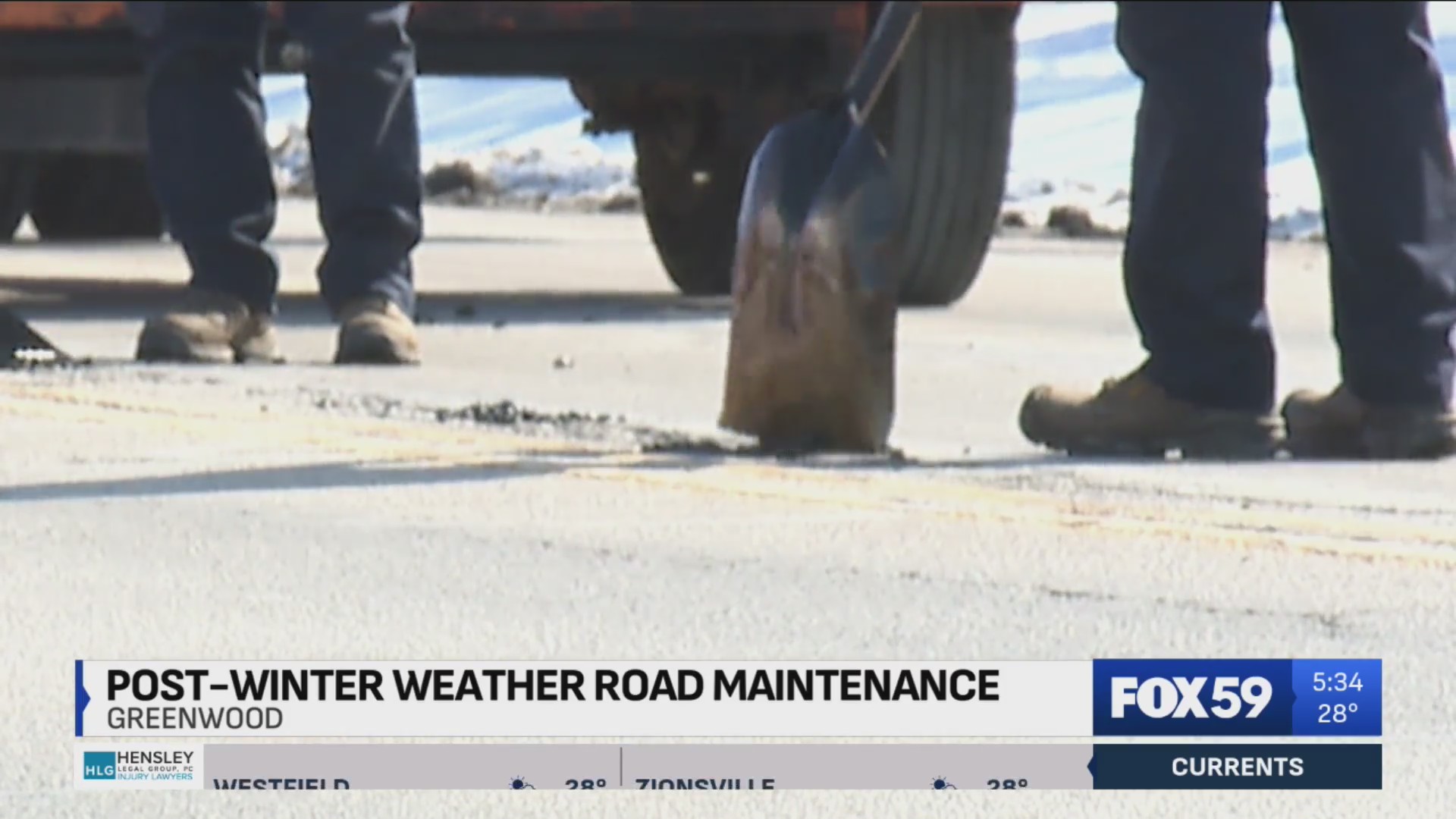 City officials to fill more potholes as temperatures warm back up