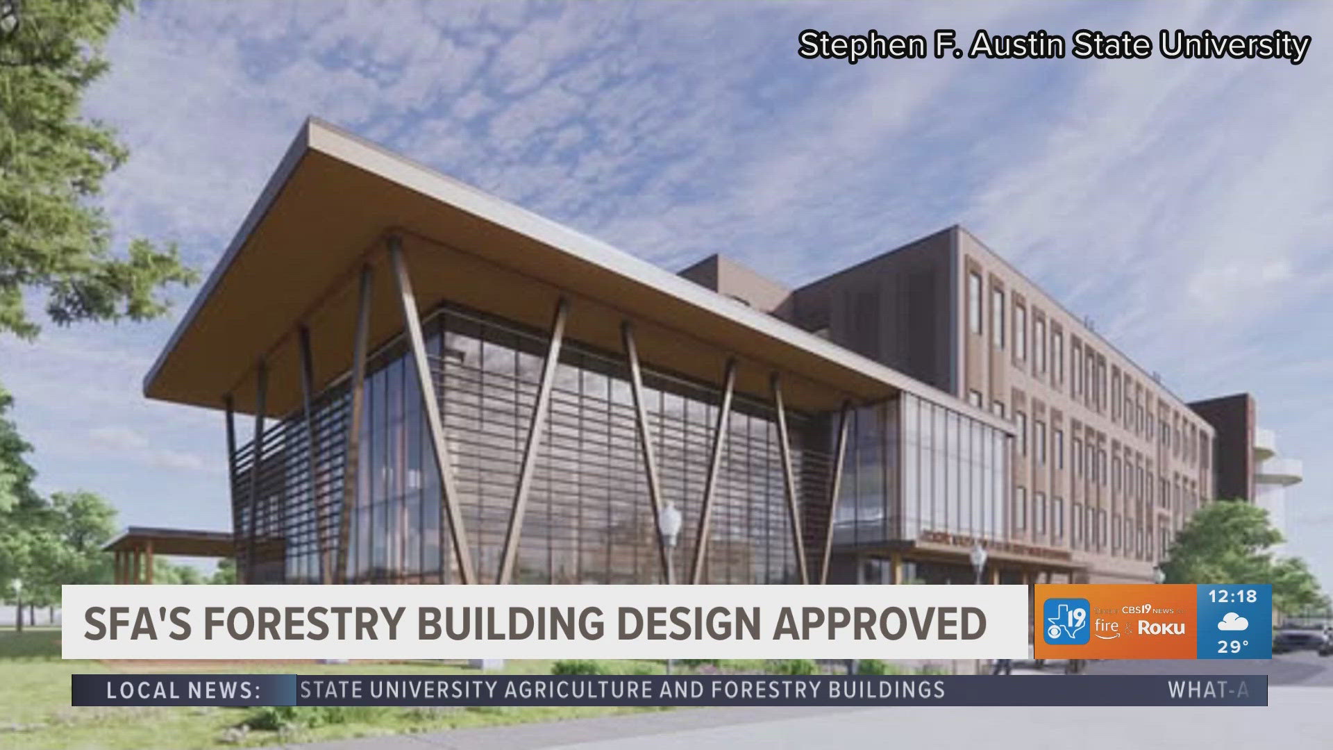 UT System OKs final design for new SFA agriculture and forestry buildings