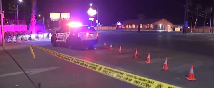 Driver street racing kills pedestrian in east Las Vegas, police say