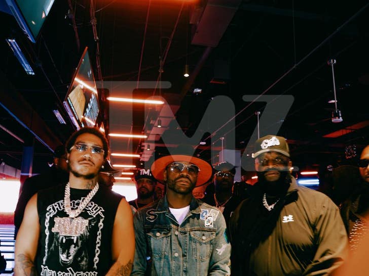 Lil Meech Hangs With Floyd Mayweather & Rick Ross Amid 50 Cent Beef