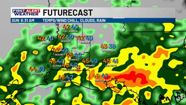 FIRST ALERT FORECAST: Rain more likely by Saturday evening, remaining ...