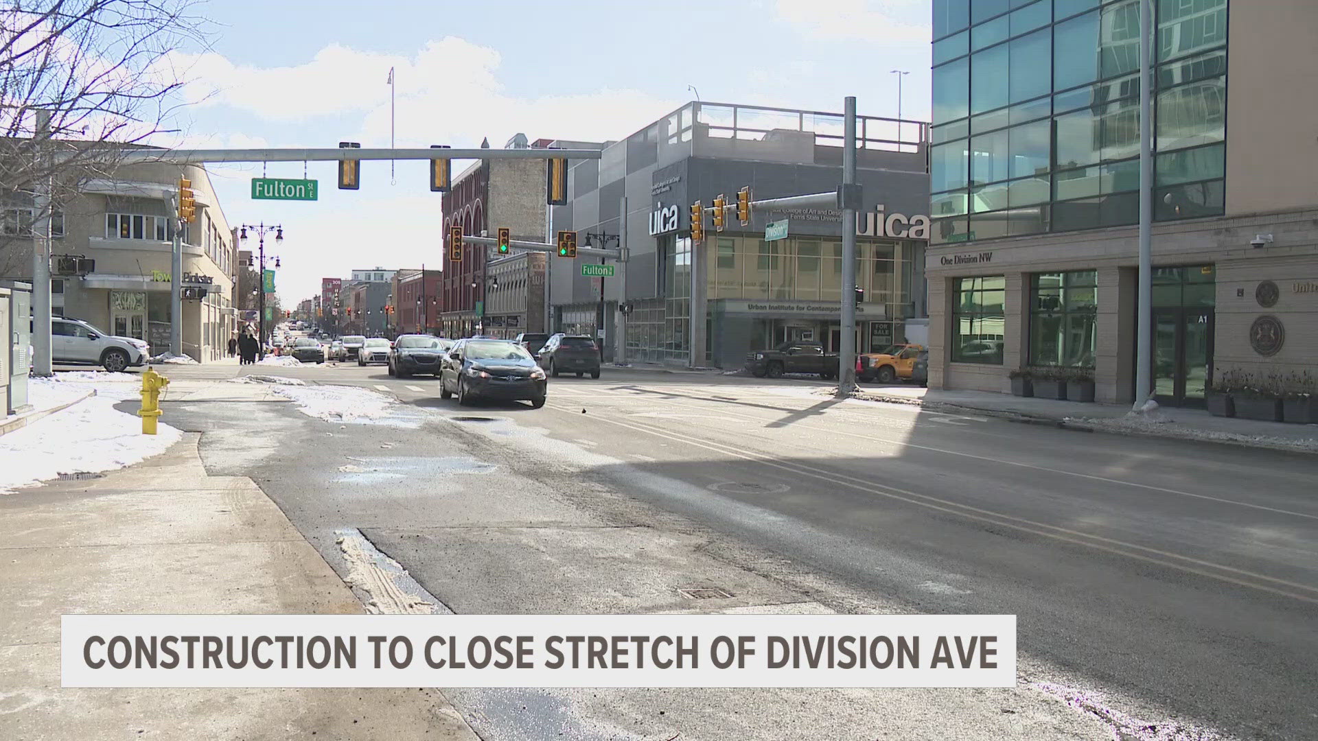 CONSTRUCTION ALERT | Division Ave to be closed between Fulton, Michigan