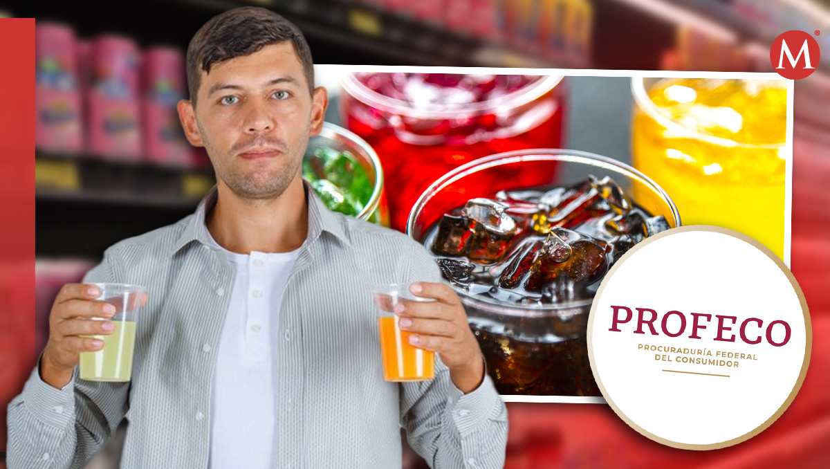 ¿Cuáles son los refrescos con MÁS y MENOS azúcar, según Profeco?