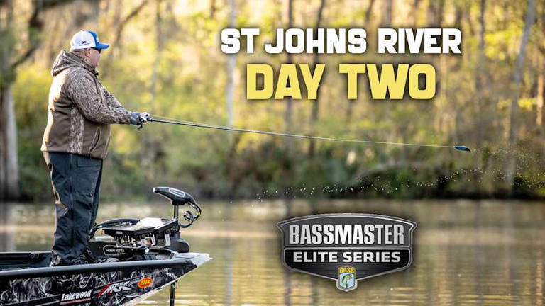 Day 2 Bassmaster Elite at St Johns River: Lowen Has the Day Bass ...