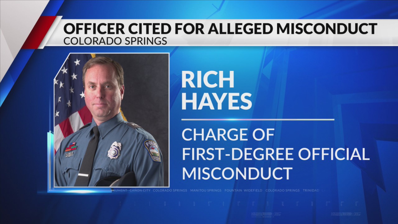CSPD: Officer cited for alleged misconduct