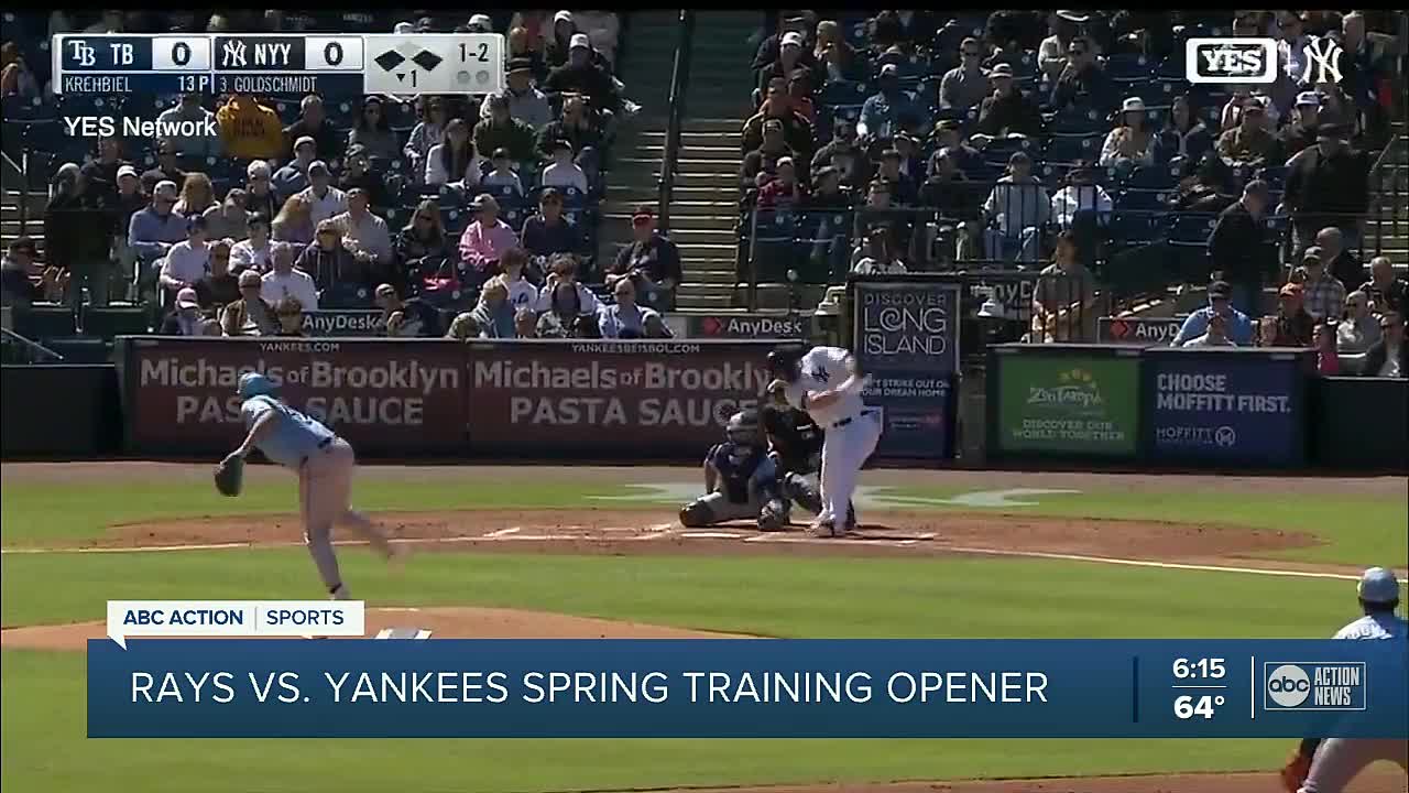 Rays start Spring Training at Steinbrenner Field