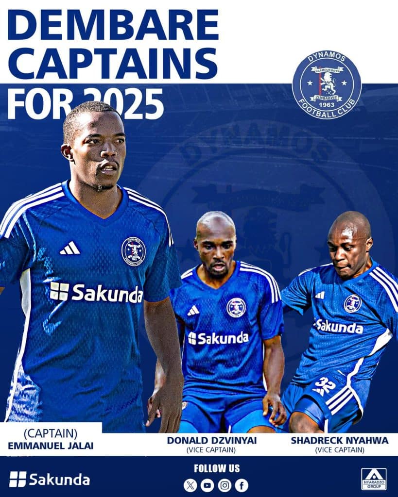 Zimbabwe’s Dynamos FC name Emmanuel Jalai as new captain