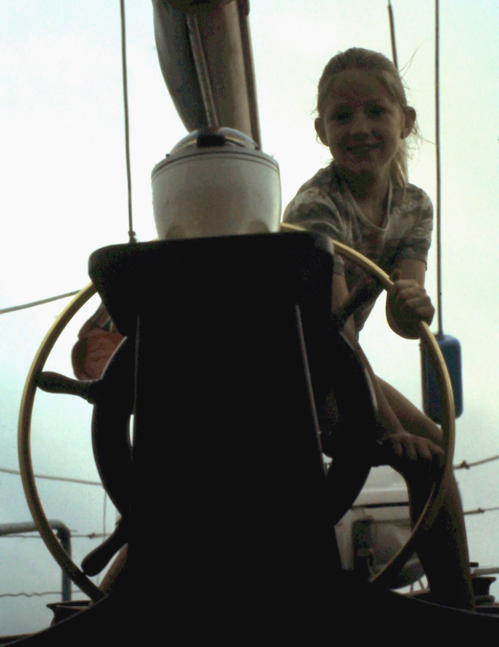 I was 6 when my father decided we'd sail around the world. I would be ...