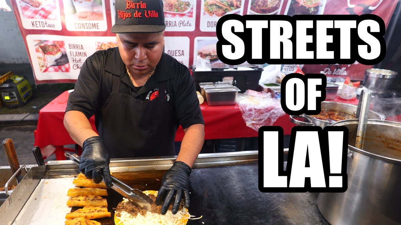Crazy LA STREET FOOD TOUR at El Sereno Night Market!