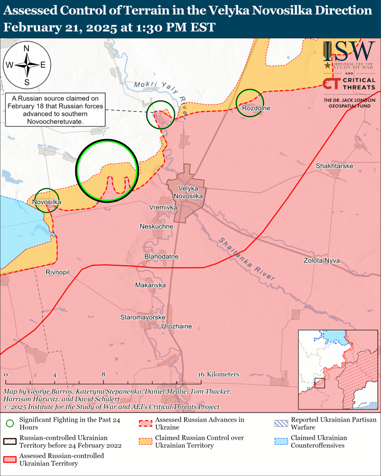 ISW shares details about Russia's further offensive plans in Donetsk region