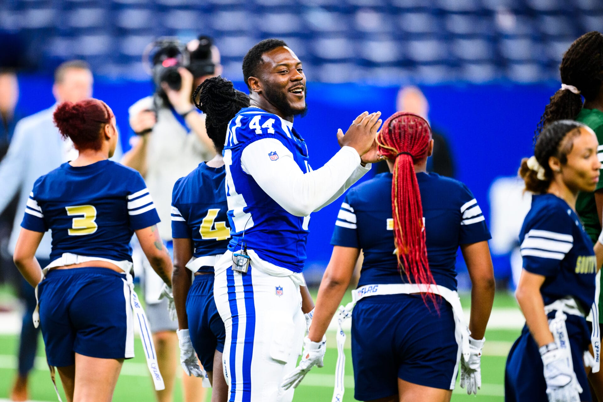 Colts linebacker named one of the NFL's flag football ambassadors
