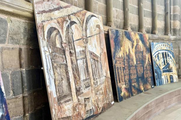 Cathderal exhibition showcases talent of RGS Worcester art students