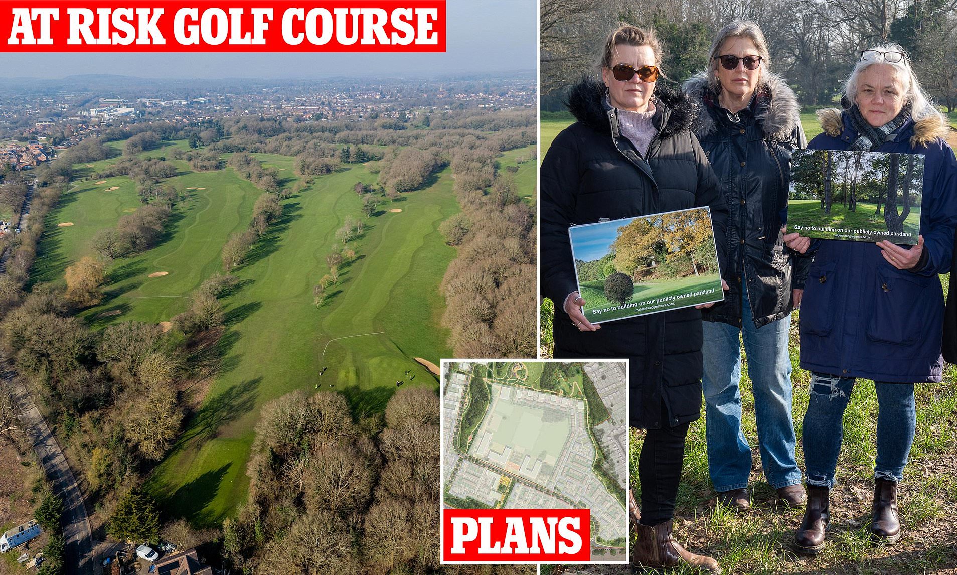 Local council to bulldoze beloved golf course and build 1,500 homes