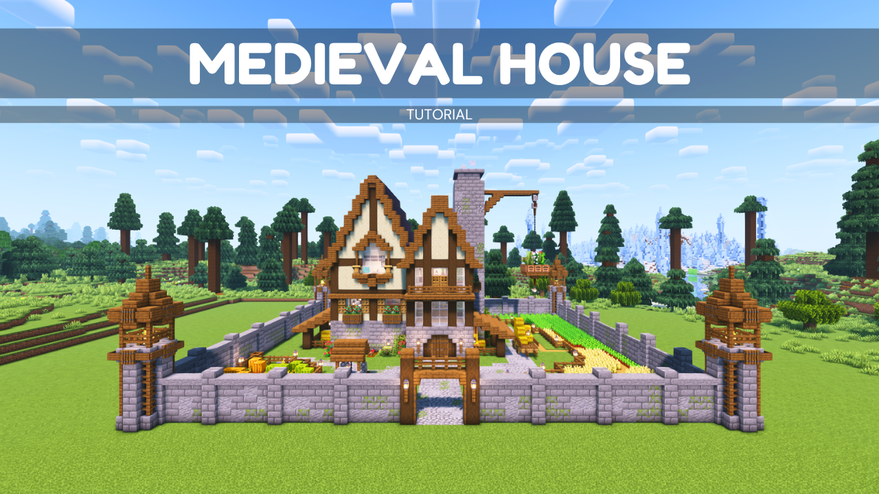 🏰 Build a Stunning Medieval House in Minecraft – Step by Step!