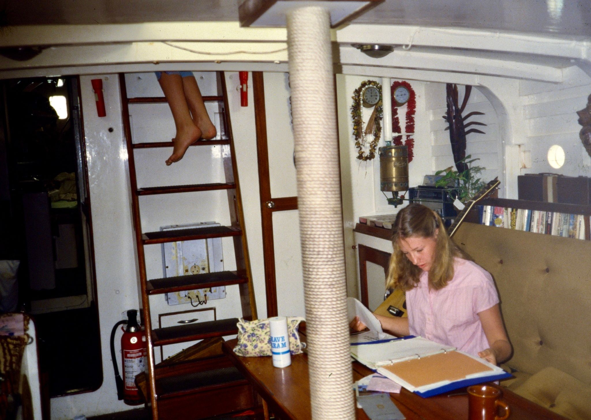 I was 6 when my father decided we'd sail around the world. I would be ...