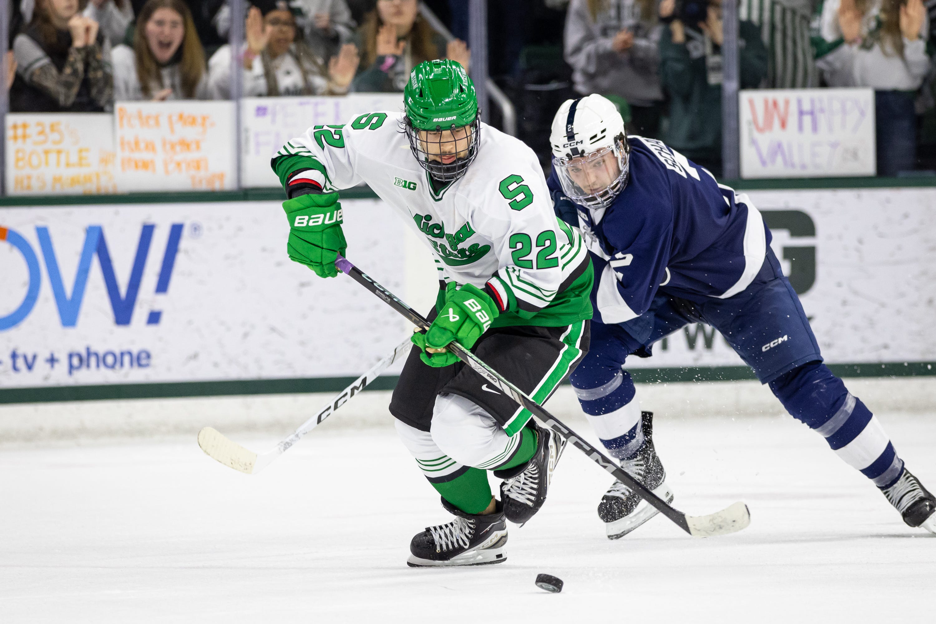 Michigan State hockey ties Penn State, drops extra point in shootout loss