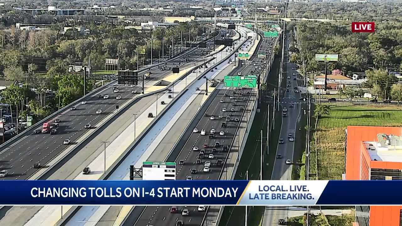Dynamic tolling: I-4 Express toll rates set to rise during peak traffic