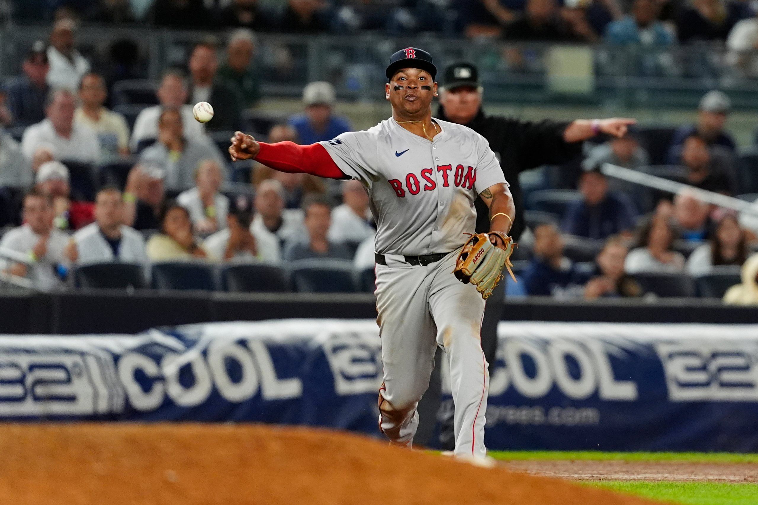 Executive provides reason why Rafael Devers will move off third for ...
