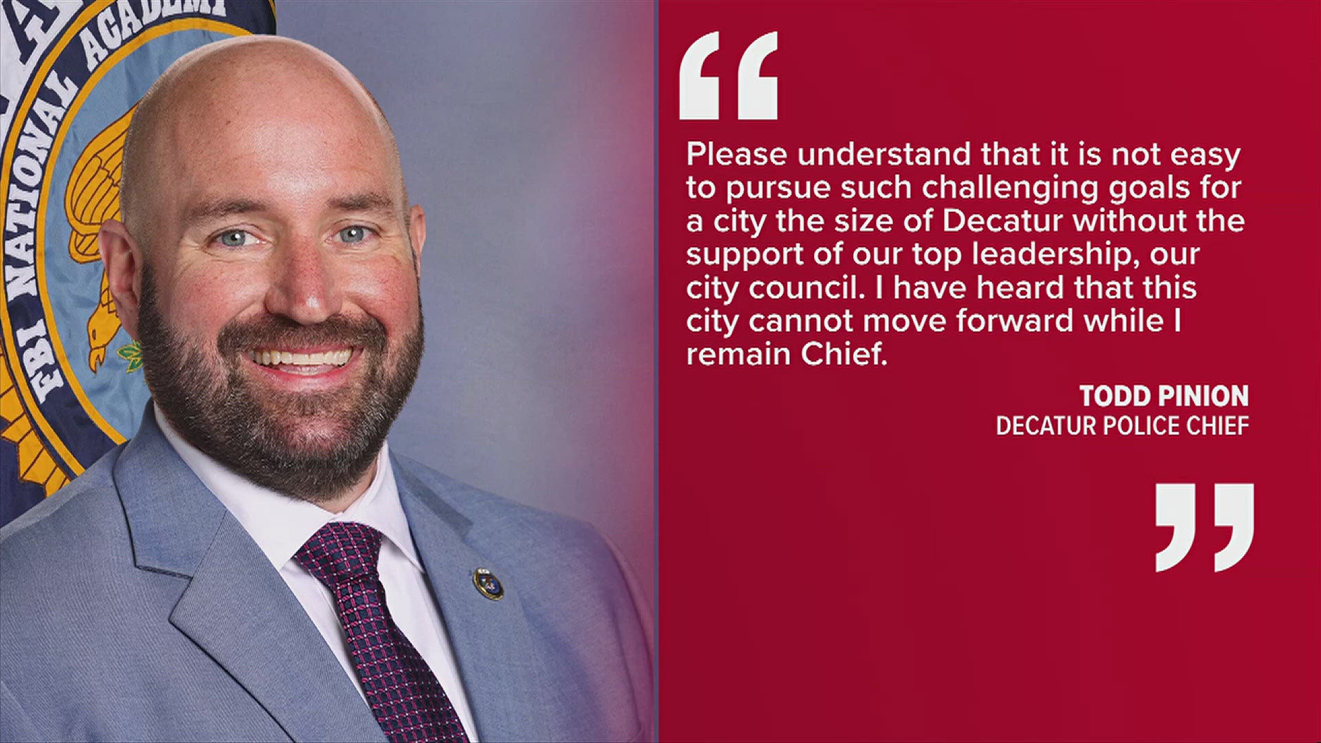 Pinion to vacate role at Decatur Police chief